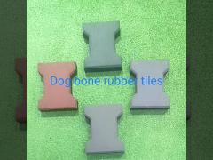 SBR Rubber Paving Stones Colorful Rubber Stall Mats Anti Slip