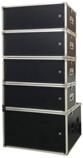 China Professional 4+1 Aluminum edge Double 12 inch full frequency line array with Wheel for sale