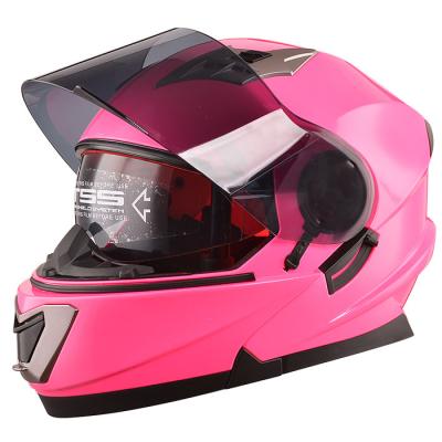 China DOT approved flip up motorbike cascos Modular motorcycle Helmet with sun shield for sale