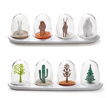 China New Eco Four Seasons fitable Spice Shakers promotion gift kitchen tool set customed logo for sale
