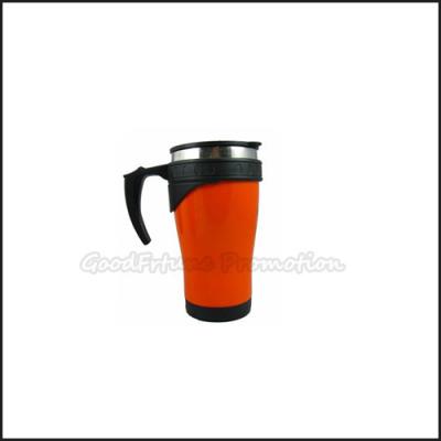 China Double Wall Mug And Cup Office 12 oz insulated coffee mug With Handle Portable for sale