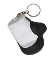 Quality glove pu foam Stress keyring customed logo for sale