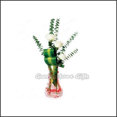 Cina logo personalizzato Eco Plastic tavolo pieghevole portabile vaso da fiori casa decorazione negozio di regali in vendita