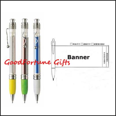 China Smart Banner Bolinhas Pena Comfortable Grip Com Clipe Advsetising Logo Design à venda