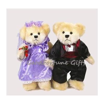 China Bruiloft Souvenir Custom Plush Speelgoed schattig Pop Teddy Bear Gedenkwaardig Voor Bruid En Bruidegom Familie Te koop