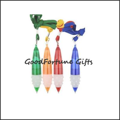 China Versatile Custom Ballpoint Pen Retractable Lanyard Pen For Trade Shows for sale