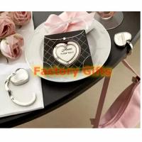 China Customizable Metal Folding Handbag Hook 500 Pieces Minimum Order Gold Silver for sale