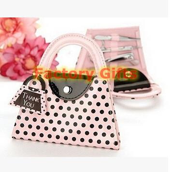 Cina PU pelle regalo di nozze promozionale manicure strumento set regalo di nozze souvenir in vendita