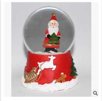 Quality Featival Party Gifts Glass Christmas Snow Globe Fashionable High Memorability for sale