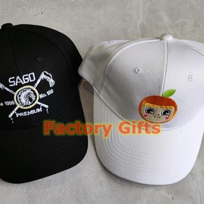 China Cotton 6 Panel Trucker Hat Brushed Baseball With Embroidery Printed Logo for sale