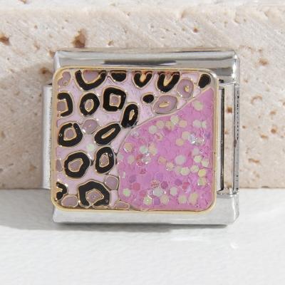 Cina Romantic Wholesale 18K Oro Reale Acciaio Inossidabile Colorevole Cuore Ceri 9mm Braccialetto Italiano in vendita