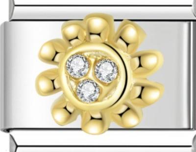 Cina YIWU Gold Lovers Italian Charm Bracelet Acciaio inossidabile Bracelet Quattro foglie di trifoglio Bracelet Cuore amorevole Bracelet in vendita