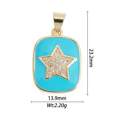 Cina Braccialetto a goccia di olio di lusso Incantesimi colorati Stella di farfalla Incantesimi di diamante per la produzione di gioielli in vendita