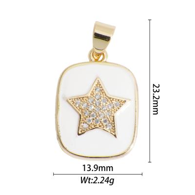 Cina Braccialetto a goccia di olio di lusso Incantesimi colorati Stella di farfalla Incantesimi di diamante per la produzione di gioielli in vendita