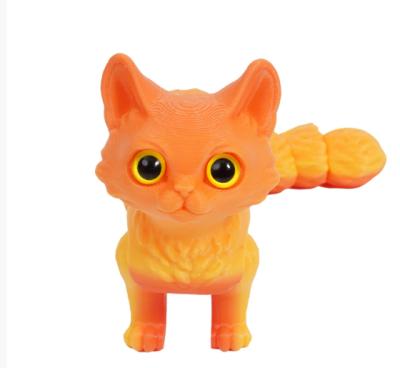 China Non-toxic Multiple Size 3D-printed Kitten For Event Promotions for sale