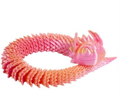 China Bulk Discount Joint Movable 3D-printed Snake For Craft Gift for sale