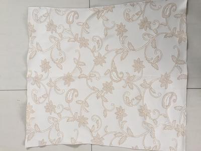 China BSCI passed-Fashionable jacquard cushion cover with flower design for sale
