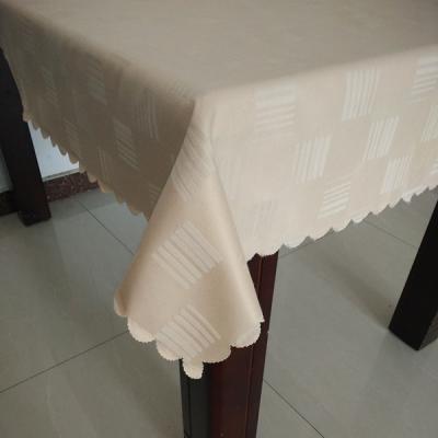China BSCI audit passed-New arrival-Luxuary 100% Polyester Jacquard tablecloth for sale