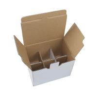 China OEM Moving 6 Bottle Cardboard Wine Boxes 1-3mm Deviation for sale