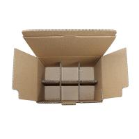 China OEM Moving 6 Bottle Cardboard Wine Boxes 1-3mm Deviation for sale