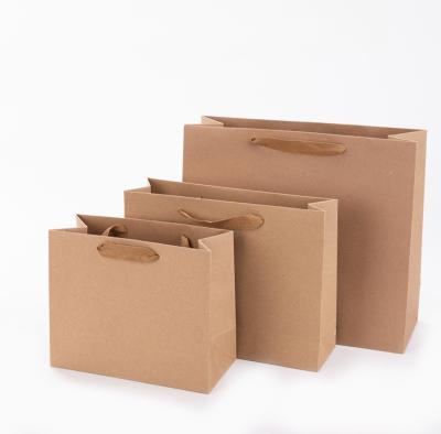 Cina Kraft biodegradabile asportabile ha riciclato la borsa di carta del regalo con il modello in vendita