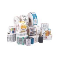 China Matt Lamination Printed Paper Sticker BOPP VOID Material for sale