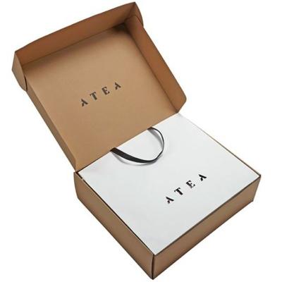 China Matt Lamination PMS Corrugated Paper Packaging Box Display Airkraft Style for sale