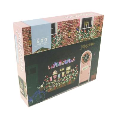 Cina Puzzle di carta adulto 500 dei bambini su ordinazione 1000 pezzi del puzzle del regalo in vendita