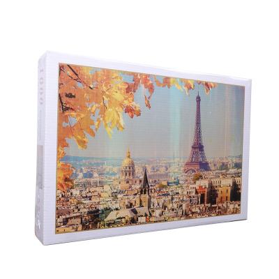 Cina Giochi di carta 1000pcs del puzzle del paesaggio 1.8mm di sublimazione in vendita