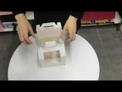 Wedding Transparent Cake Box Round Customizable Packaging Tall Clear Plastic