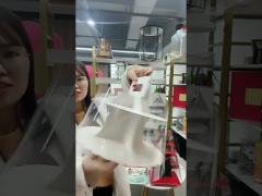 Wedding Transparent Cake Box Round Customizable Packaging Tall Clear Plastic