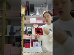 Rose aperte di Bowknot magnetico su ordinazione del contenitore di carta di regalo le doppie 16 insaponano il fiore per il rossetto del profumo dei gioielli