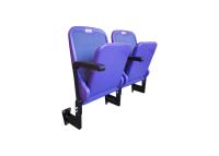 China SGS Approved Plastic Padded Stadium Seat Auto Tip-Up UV Resistant HDPE 500mm for sale