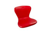 China STUNITY Blow Molded HDPE Football Stadium Chair 480mm Center Folding for sale