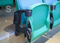 China Stunity HDPE Blow Molded Folding Stadium Seat 500mm Center Anti UV for sale