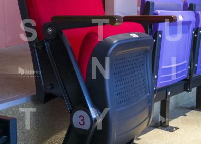 Cina Sedili comodi rossi dello stadio di pallacanestro della tappezzeria automatica VIP di punta-su di STUNITY in vendita