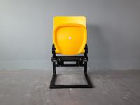 China TUV Standard Riser Mounted Brackets Plastic Stadium Chair 500mm Center for sale