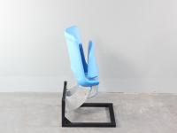 China Auto Tip-Up HDPE Plastic Foldable Stadium Chair 500mm Center Arena Seating for sale