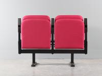 China Folding Beam Mounted VIP Auditorium Seating with Armrest BS5852 Crib 5 Fire Proof Fabric 500-550mm for sale