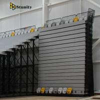 China SGS STUNITY Waterproof Retractable Bleacher Seating for sale
