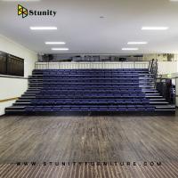 China Comfortable Small Floor Space Automatic Retractable Bleacher System for sale