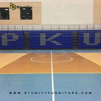 China STUNITY Durable Retractable Stadium Bleacher Chairs for sale