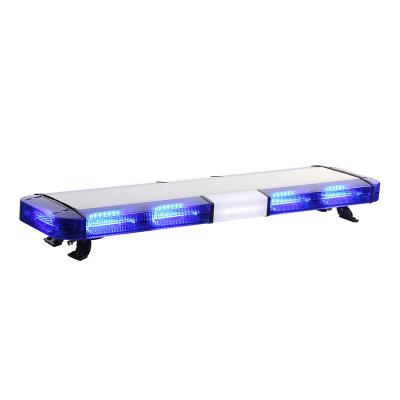 China Blue Led Light Bars For Emergency Vehicles , Police Warning Lights Aluminum Frame for sale