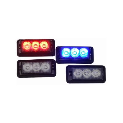 China 1 Watt Blue & RED Warning Police LED Light Head Surface Mount For Motorcycle for sale