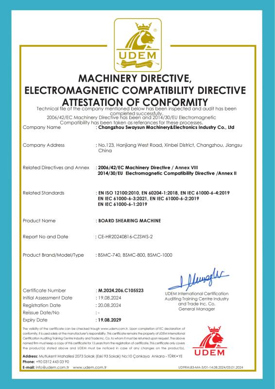 CE - Changzhou Techelect Electronic Equipment Co., Ltd.