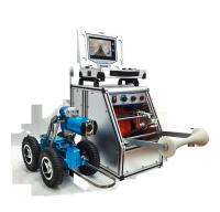 China Wireless Tablet Control Sewer Pipe Crawler Robot With High Definition Camera for sale