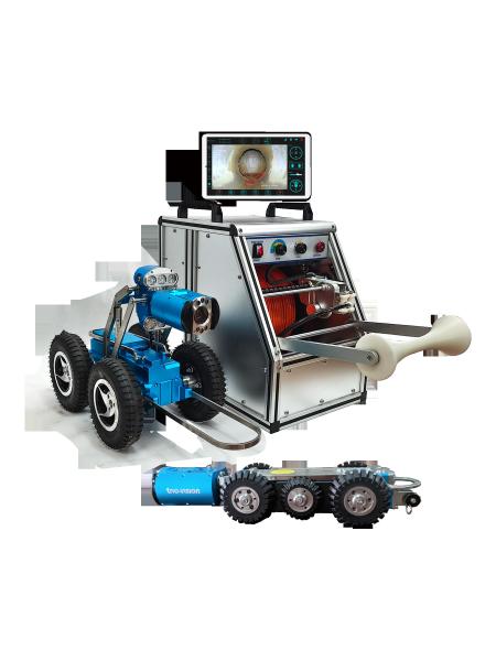 High definition sewer pipe inspection CCTV crawler robot wifi control