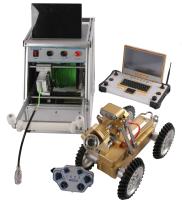 China High Definition Pipe Inspection Robot , Remote Control Robot With Video Camera for sale