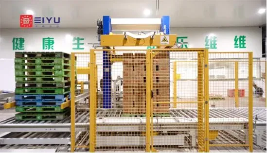 Automatic Single Channel Gantry Palletizer - Side View