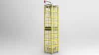 China Reciprocating Continuous Vertical Conveyor System for Beverage Packaging with 12-Month Warranty and 60-Day Delivery for sale